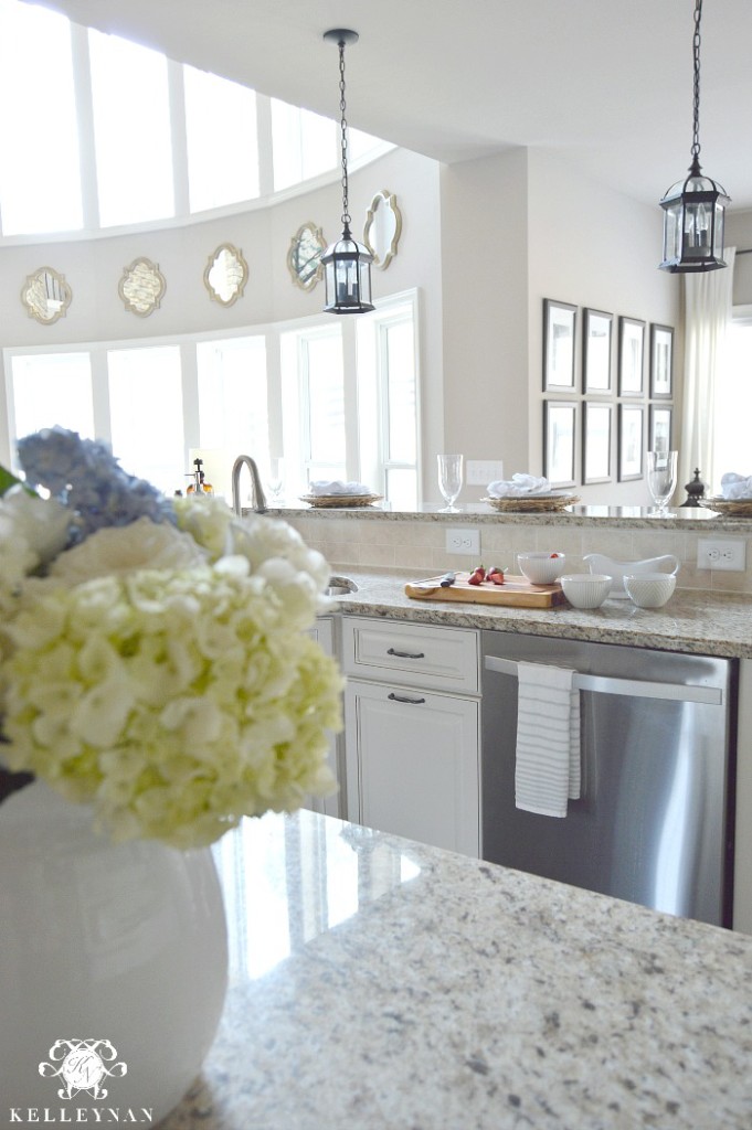 One Room Spring Tour: Spring Styled Kitchen and Baby Blue Salad Recipe ...