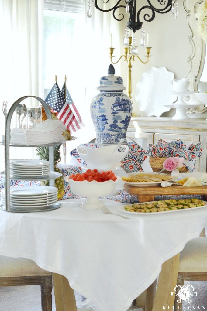 How to Style a Food Table - Kelley Nan