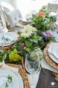 Vegetable Patch Easter Table - Kelley Nan