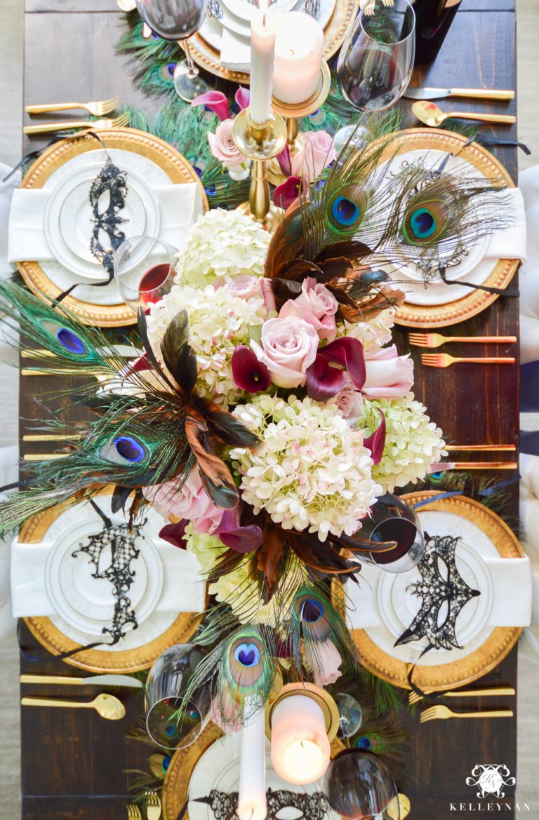 Masquerade Dinner Party for Halloween - Kelley Nan