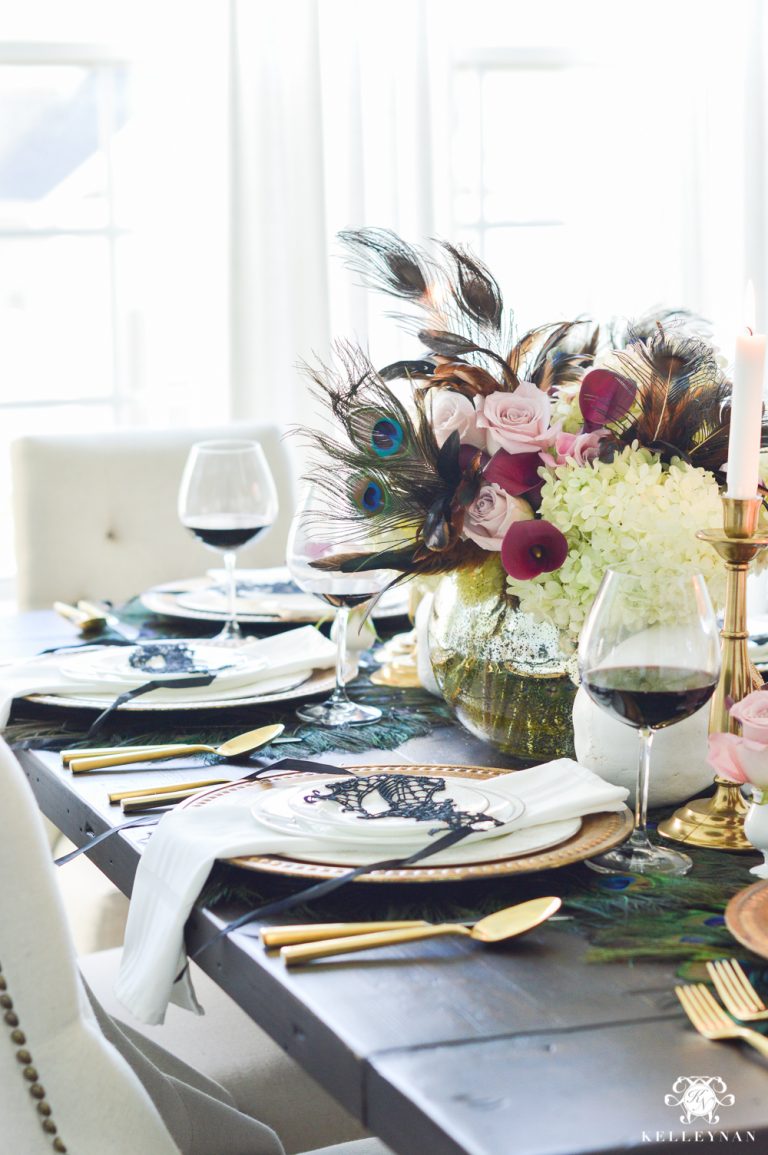 Masquerade Dinner Party for Halloween - Kelley Nan