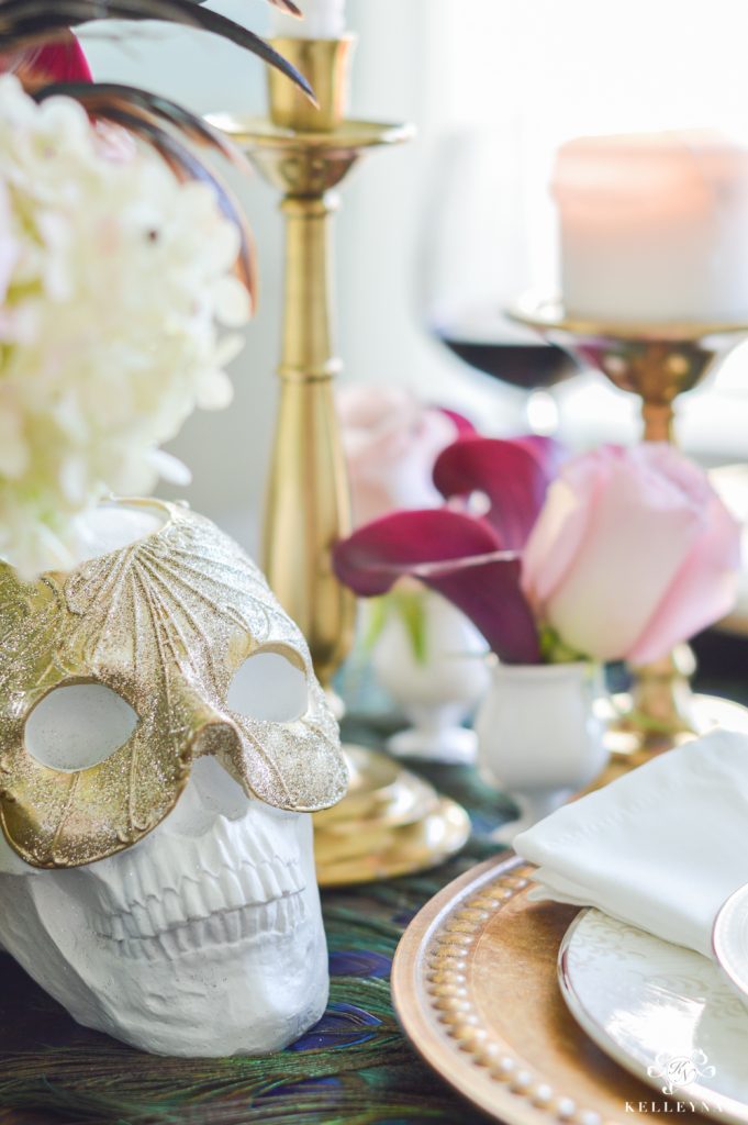 Masquerade Dinner Party for Halloween - Kelley Nan