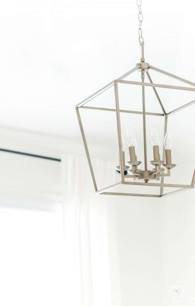 Improving Builder-Grade Light Fixtures to Affordable Transitional Lighting