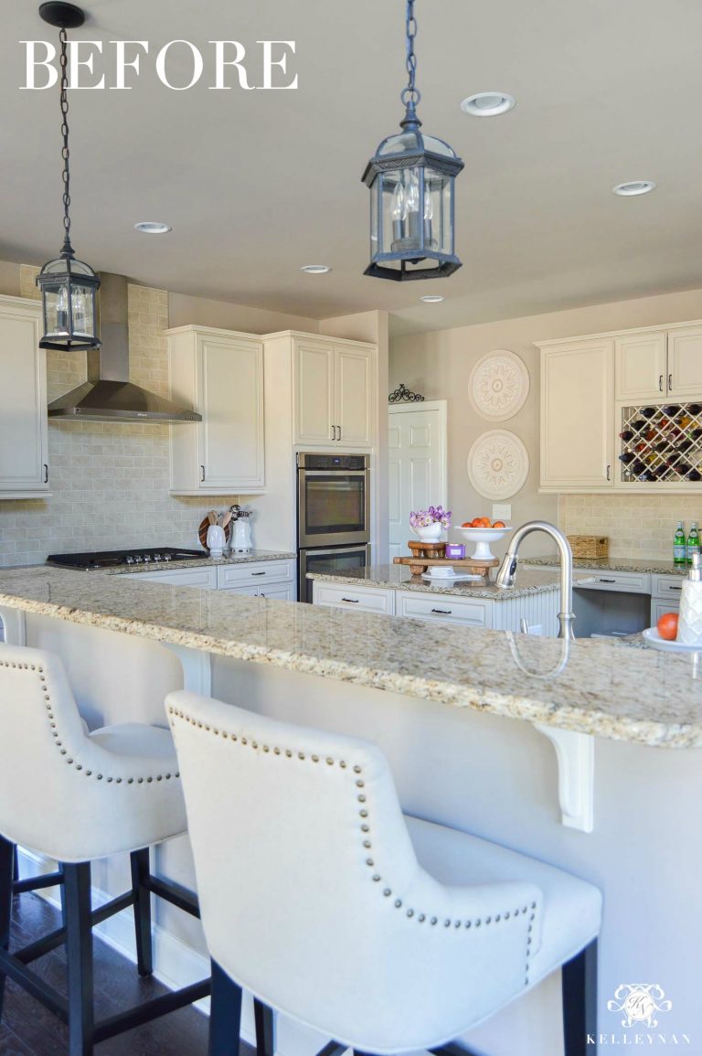 Improving Builder-Grade Light Fixtures to Affordable Transitional Lighting