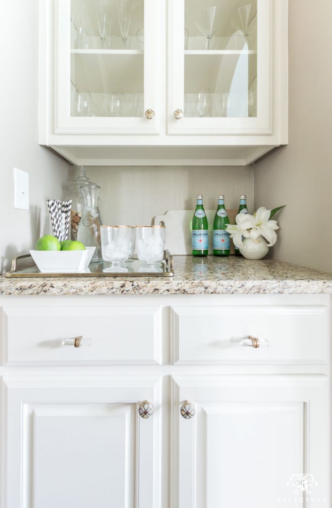 Easy, Two-Hour Small Butler's Pantry Makeover on a Budget - Kelley Nan