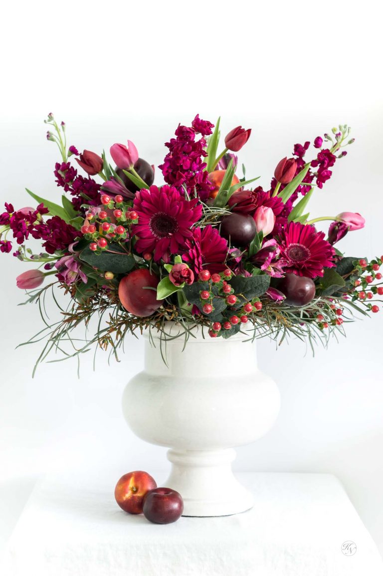 Six Ideas for Fruit and Flower Arrangements with Combinations to Create ...