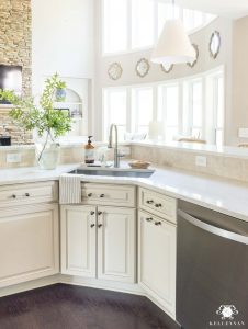 Update and Make a Traditional Cream Kitchen More Modern (on a Budget)