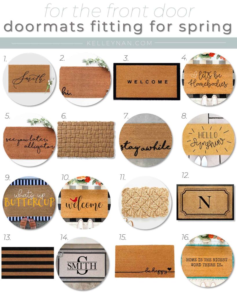 16 Spring Wreaths for the Front Door (+ Front Porch Decor)| Kelley Nan