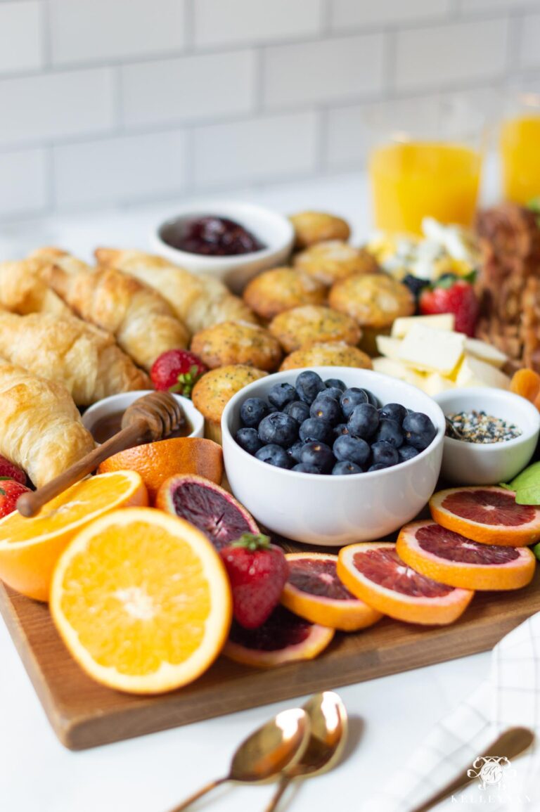 Breakfast Board - a Different Take on a Cheese Board! - Kelley Nan