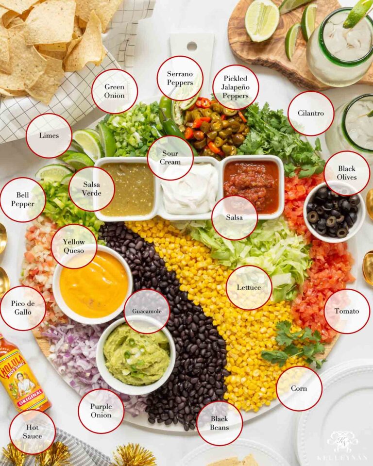 Make Your Own Nachos Bar (Mexican Board) - Kelley Nan