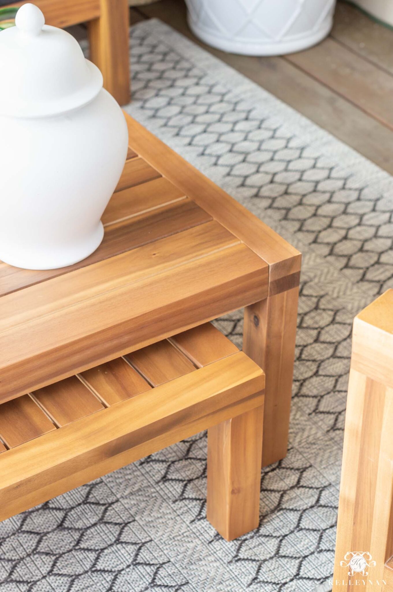 Screened In Porch Before & After Makeover Reveal - Kelley Nan