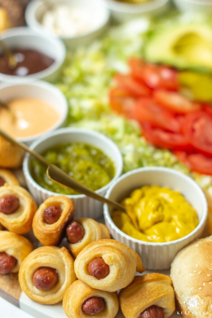 Build Your Own Burger Bar (A New Charcuterie Board!) - Kelley Nan