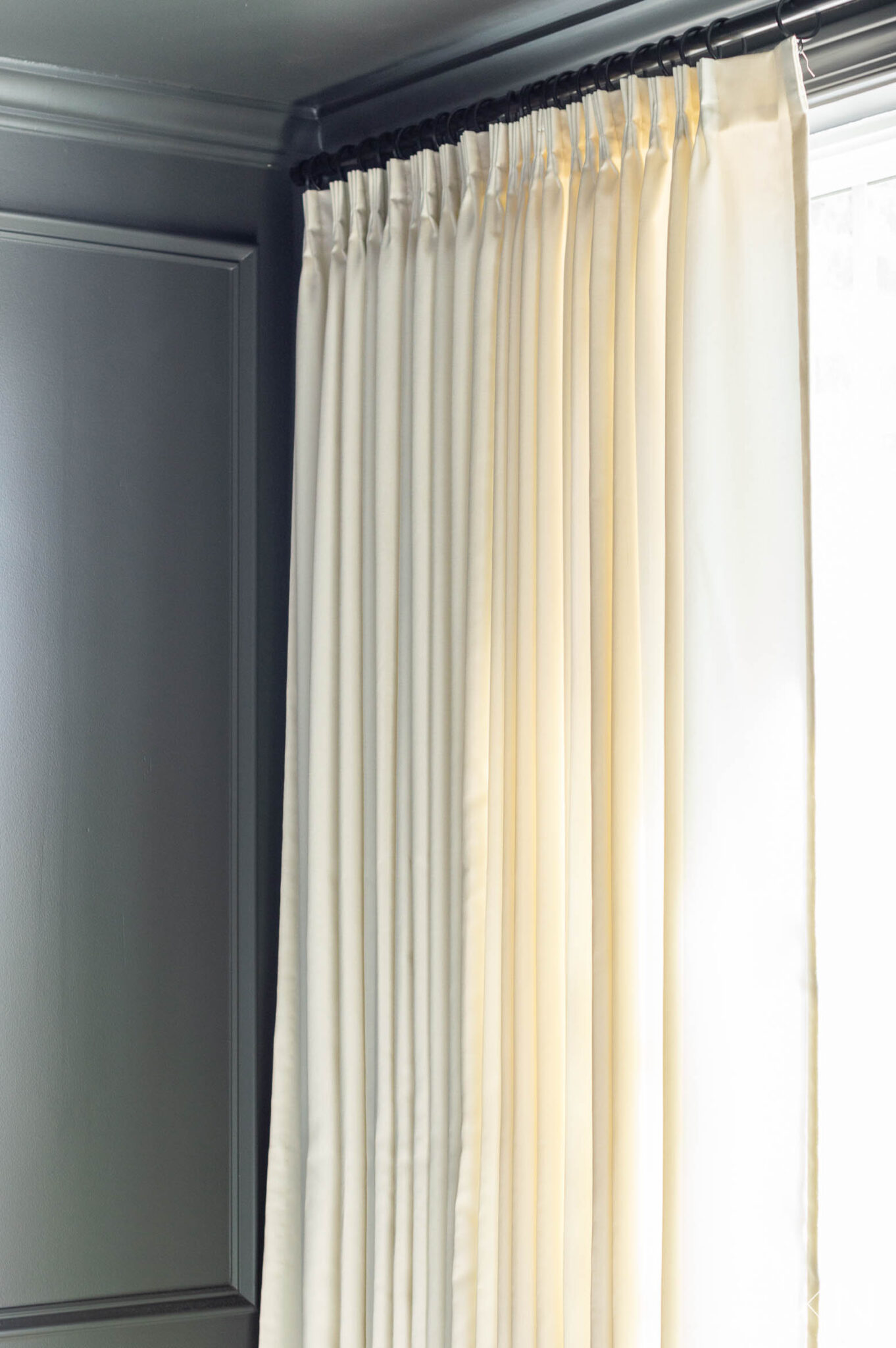 Extra Long Curtain Rod from West Elm vs. Amazon - Kelley Nan