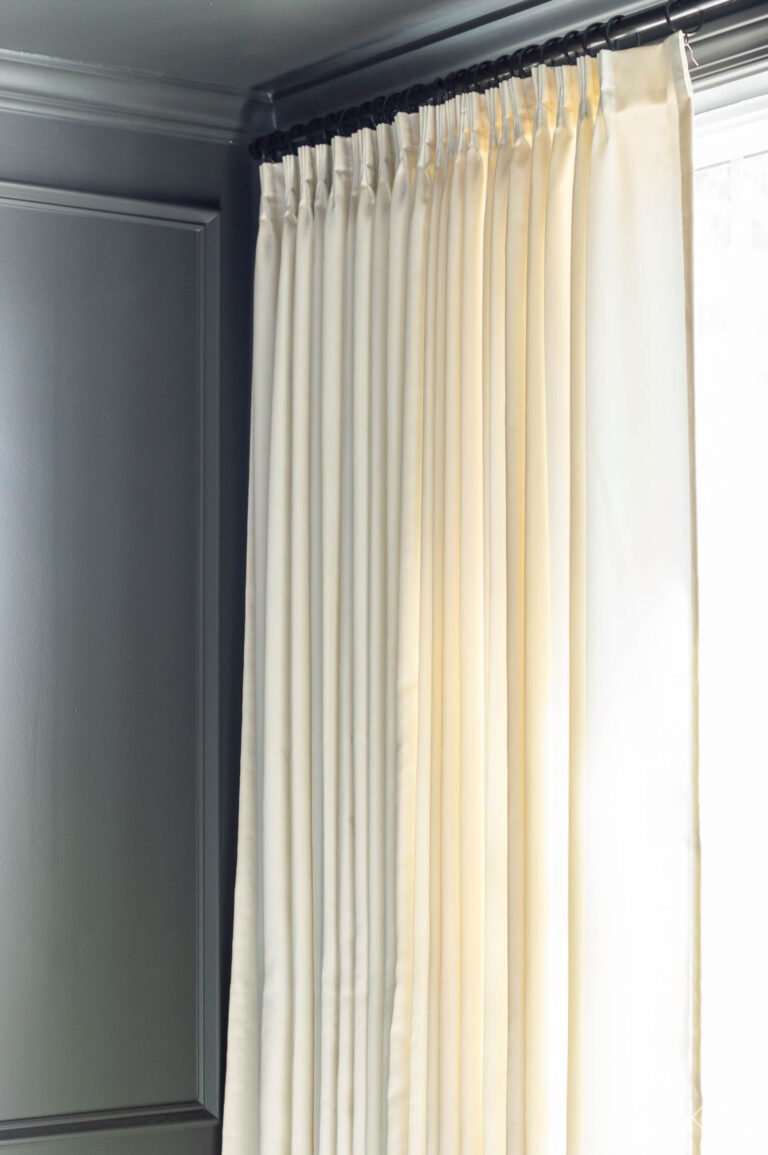 Extra Long Curtain Rod from West Elm vs. Amazon - Kelley Nan