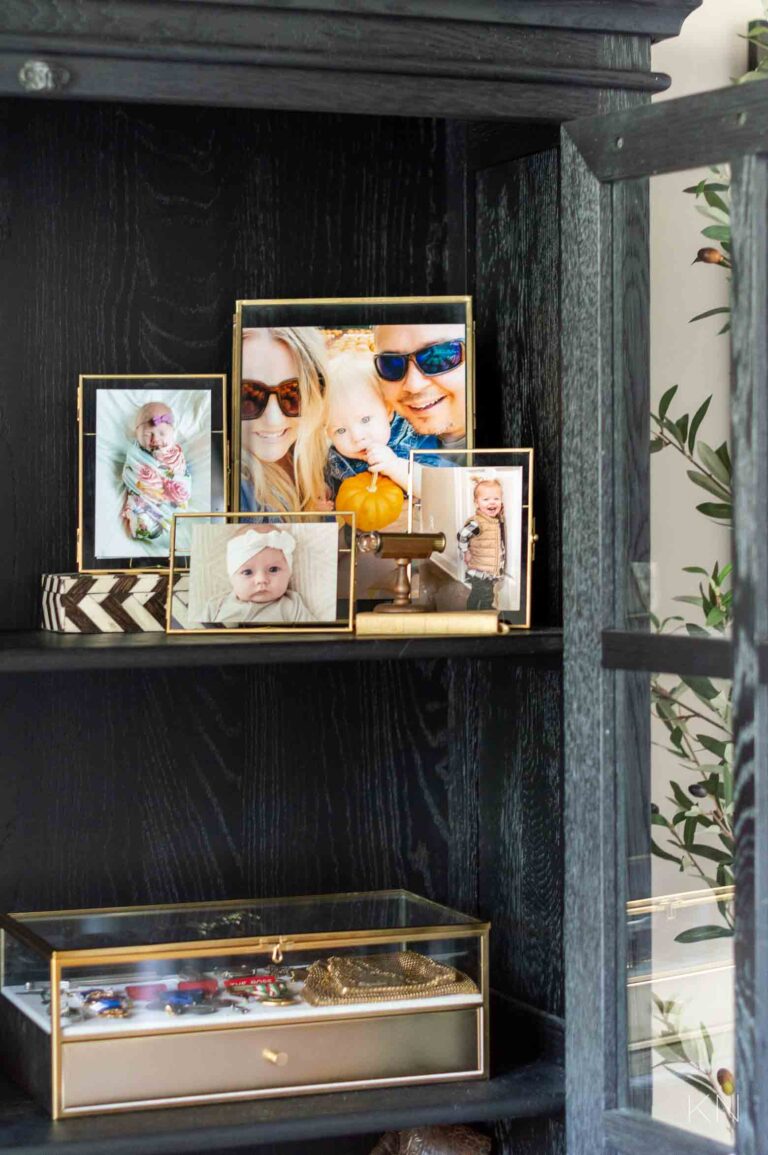 15 Prettiest Glass Door Cabinets (& How to Style Them) - Kelley Nan