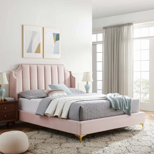 12 Prettiest Channel Tufted Beds - Kelley Nan