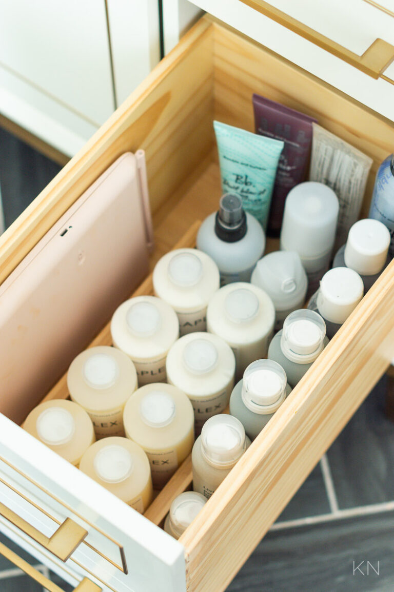 Vanity Organizing Tips & Favorite Bathroom Vanity Organizers - Kelley Nan