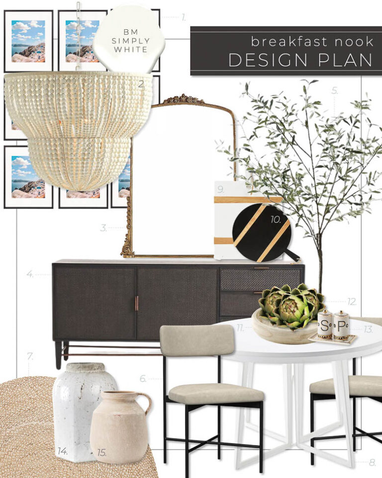 Breakfast Nook Design Plan- Kelley Nan