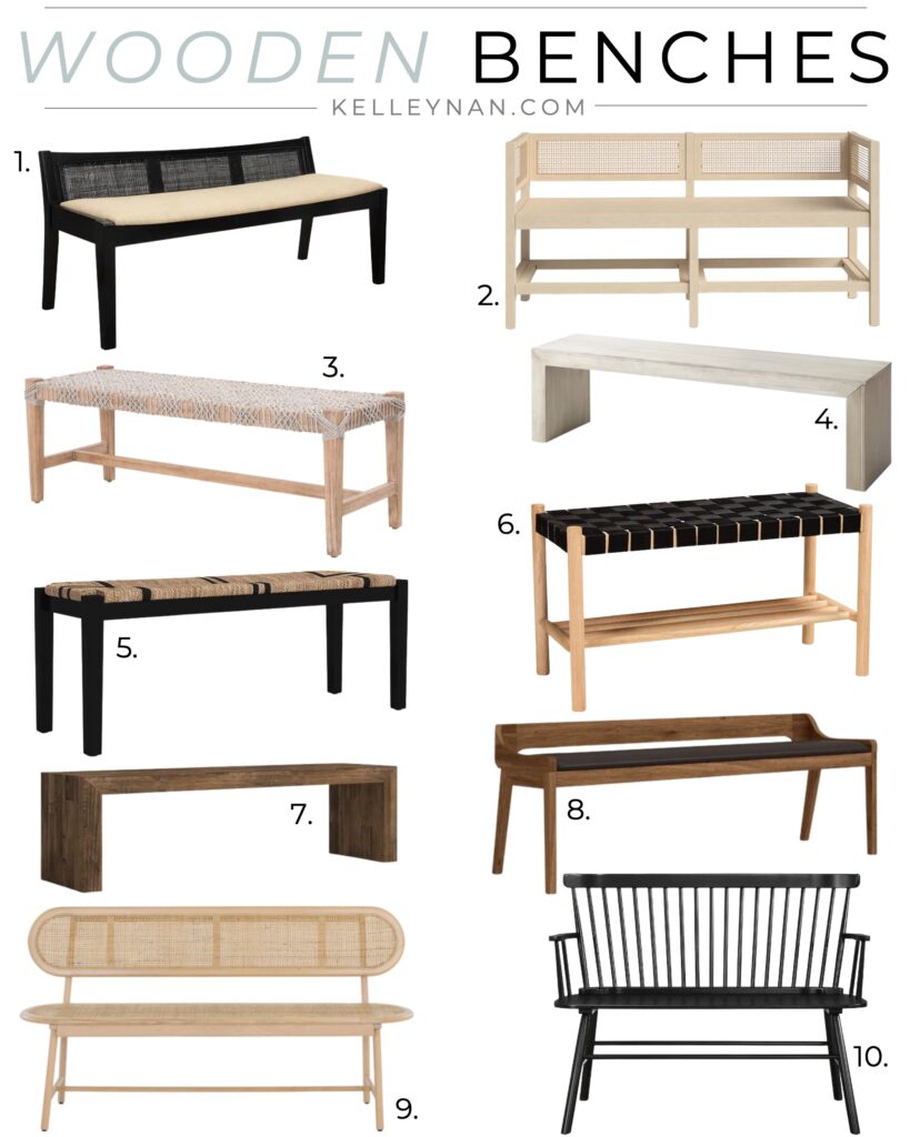 The Best Benches for Any Space in Your Home - Kelley Nan