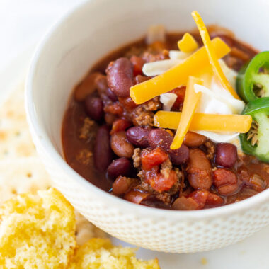 Chili Toppings, Easy Chili Recipe, Chili Board & Recipe- Kelley Nan