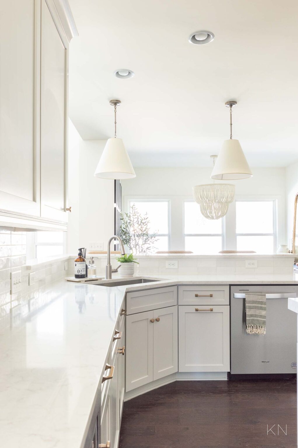 Agreeable Gray Kitchen Cabinets - Kitchen Makeover- Kelley Nan