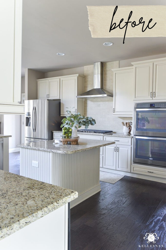 Agreeable Gray Kitchen Cabinets - Kitchen Makeover- Kelley Nan