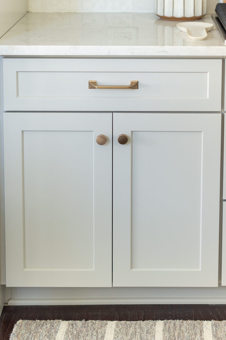 Agreeable Gray Kitchen Cabinets - Kitchen Makeover- Kelley Nan
