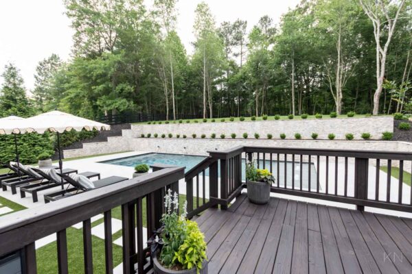 Hamptons Style Pool Reveal - Kelley Nan