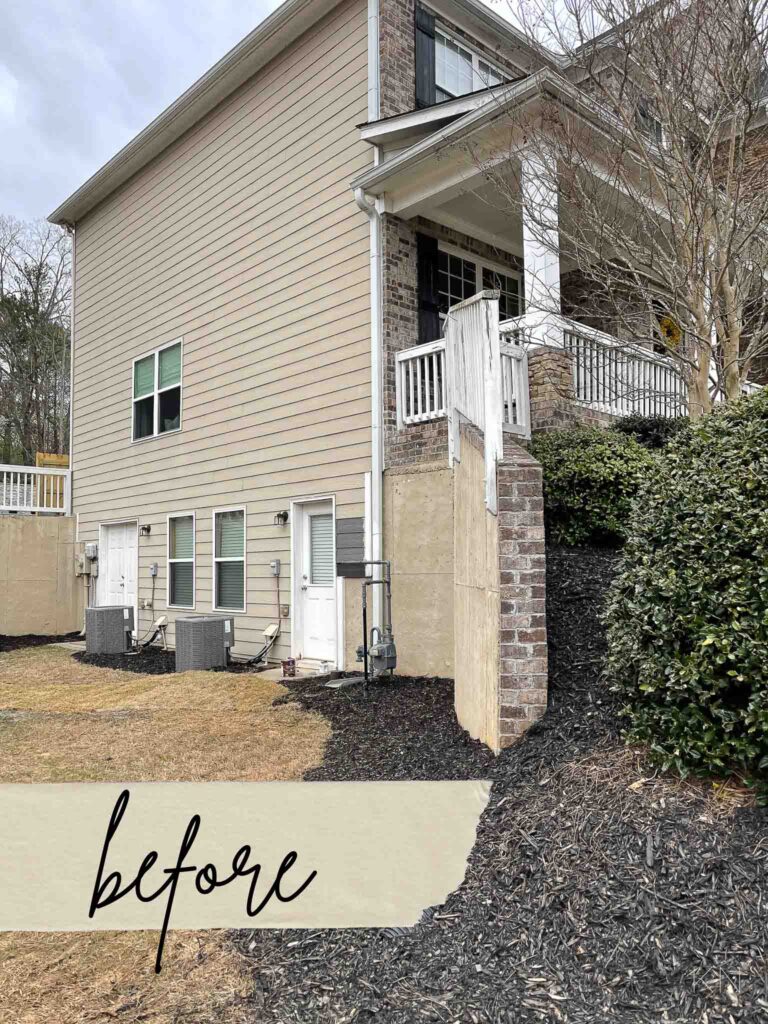 Benjamin Moore Kendall Charcoal Exterior Makeover - Kelley Nan