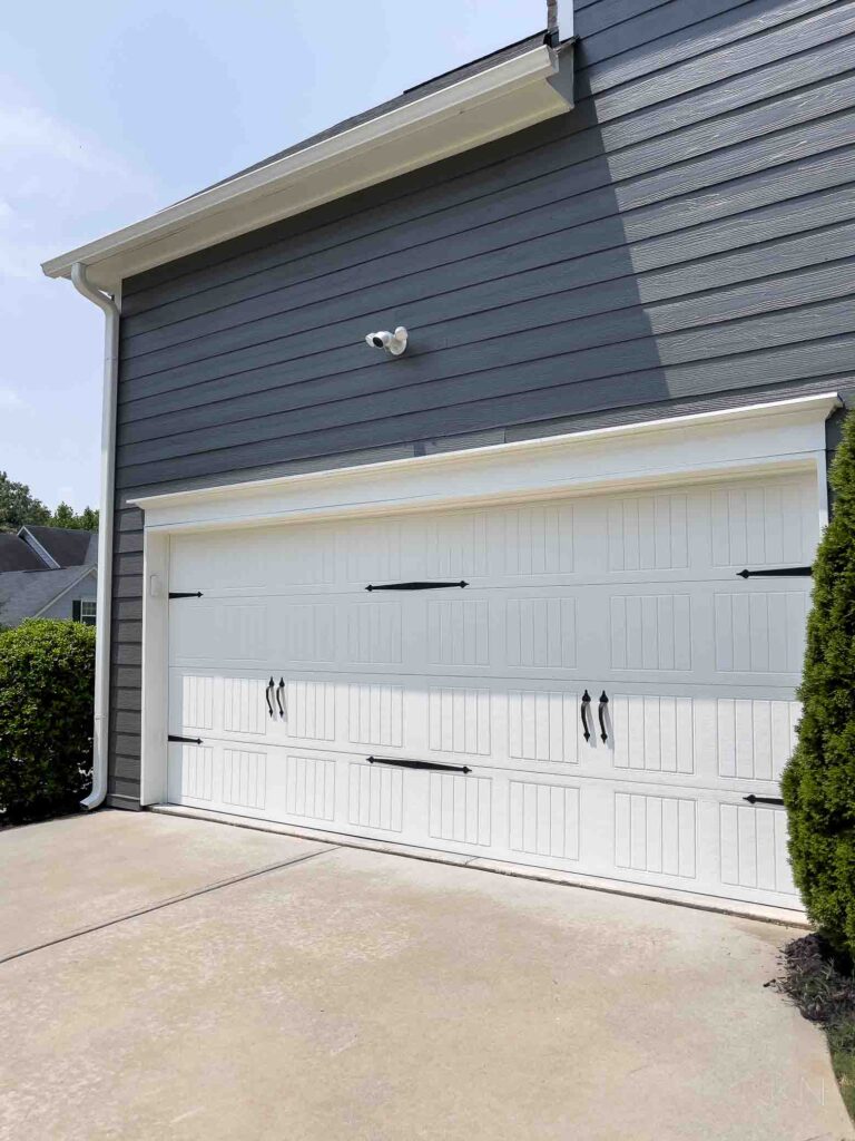 Benjamin Moore Kendall Charcoal Exterior Makeover - Kelley Nan