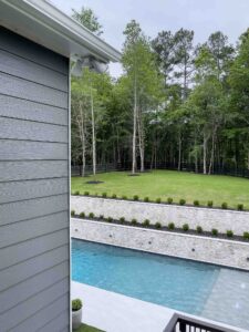 Benjamin Moore Kendall Charcoal Exterior Makeover - Kelley Nan