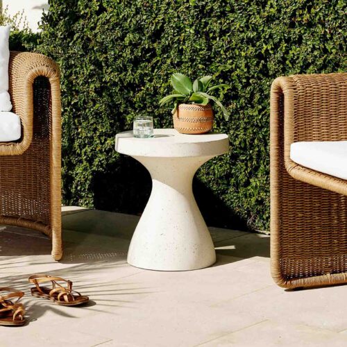 16 Best Natural Style Outdoor Accent Tables - Kelley Nan