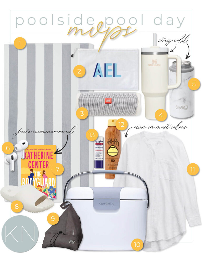 13 Pool Essentials for a Perfect Day Poolside - Kelley Nan