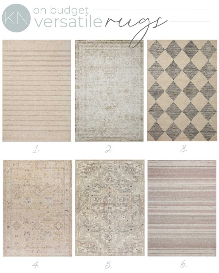 Top 7 Budget Friendly Rugs In Our Home - Kelley Nan