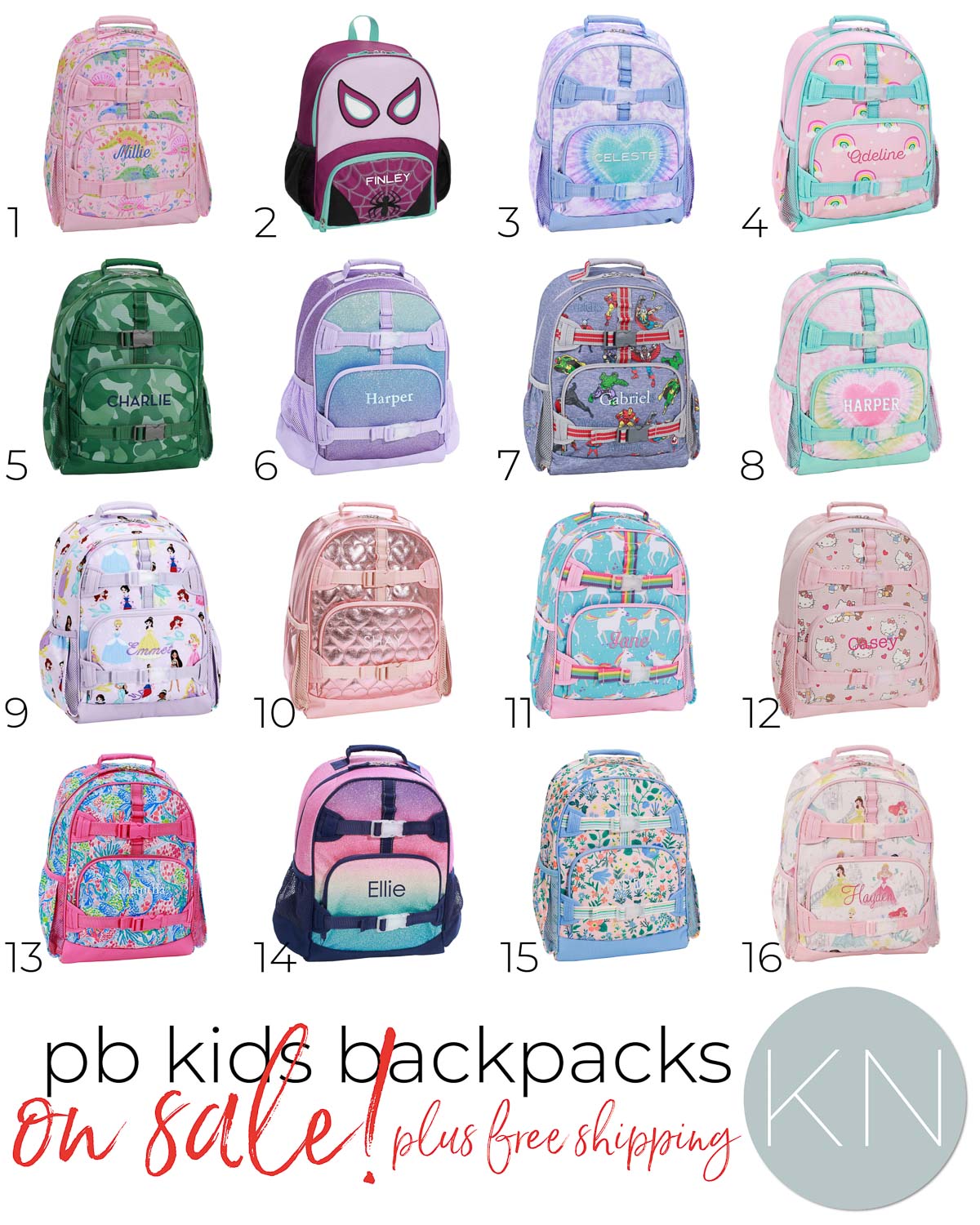 Best Kids Backpacks for Back to School - Kelley Nan