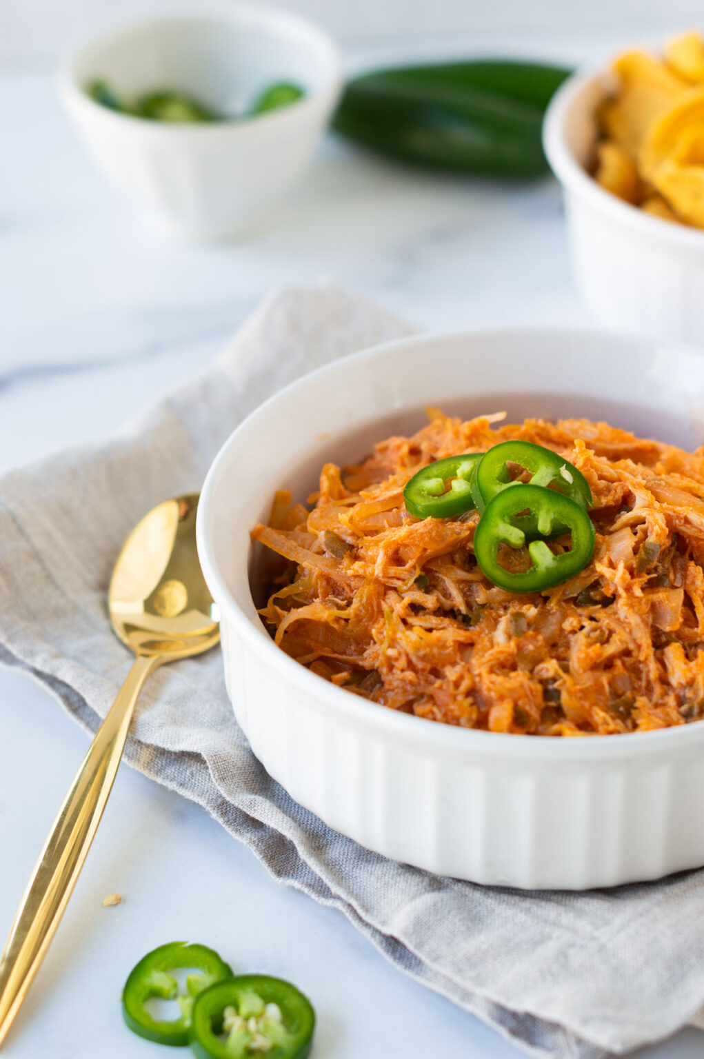 Hot and Spicy Chicken Dip Recipe - Kelley Nan