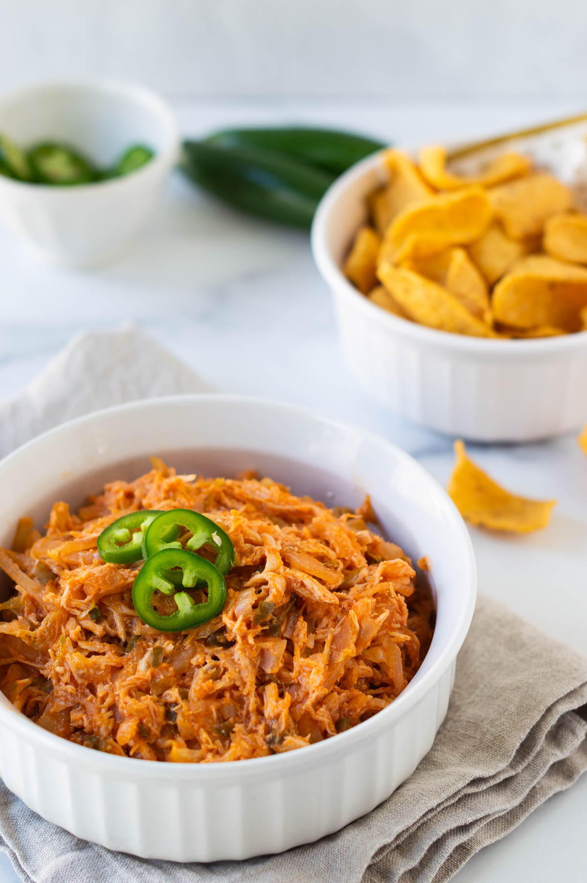 Hot and Spicy Chicken Dip Recipe - Kelley Nan
