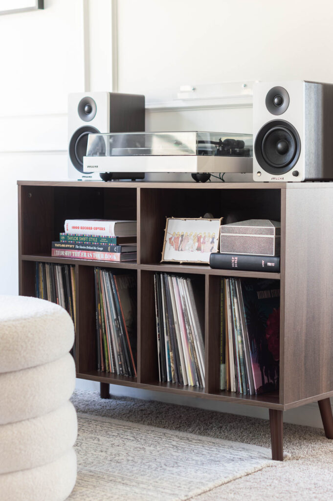 Vinyl Record Player Setup - Cabinet & Vinyl Tips - Kelley Nan