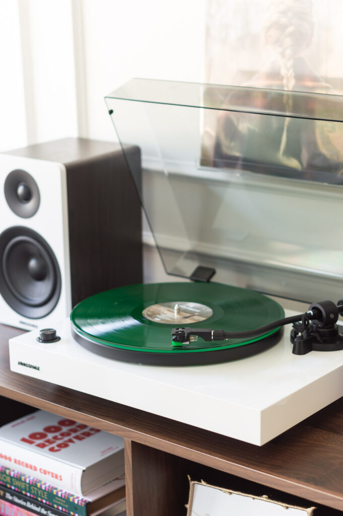 Vinyl Record Player Setup - Cabinet & Vinyl Tips - Kelley Nan
