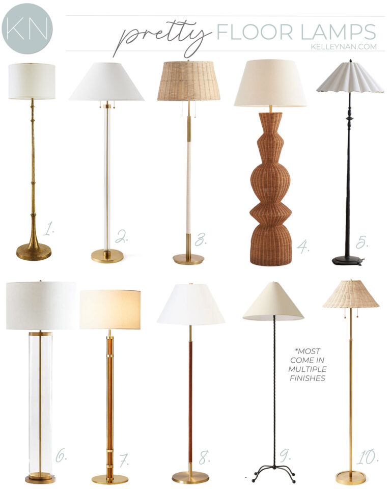 80 Top Floor Lamps for Every Space - Kelley Nan